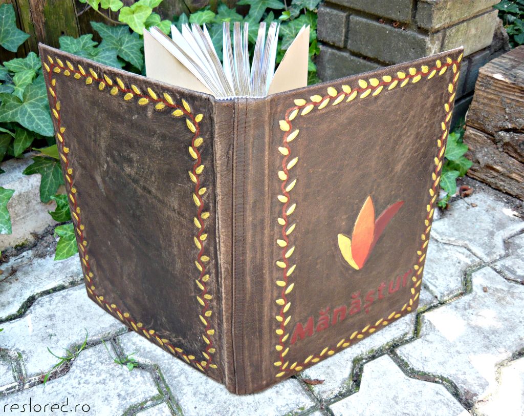 Carte legata in piele - Book of Life - Restored